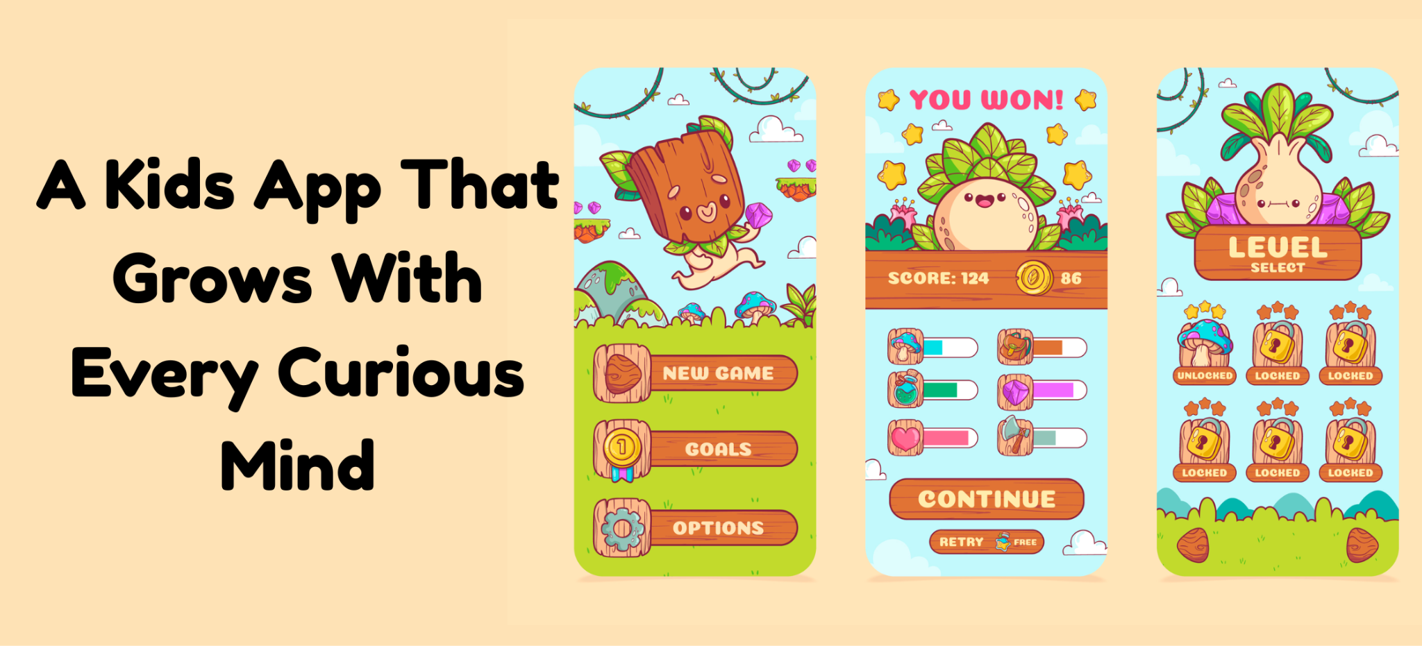Kids App Design | Growing With Curious Young Minds