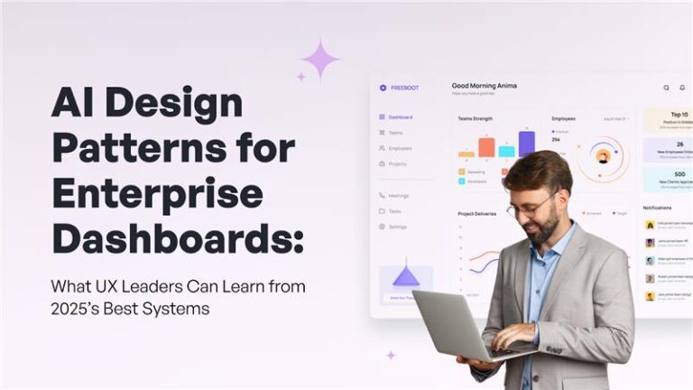 AI Design Patterns Enterprise Dashboards | UX Leaders Guide